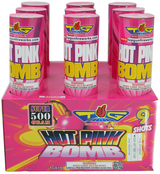 Hot Pink Bomb – 9 Shot 3″