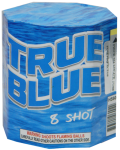 The TRUE BLUE color of the water breaks in the night sky!