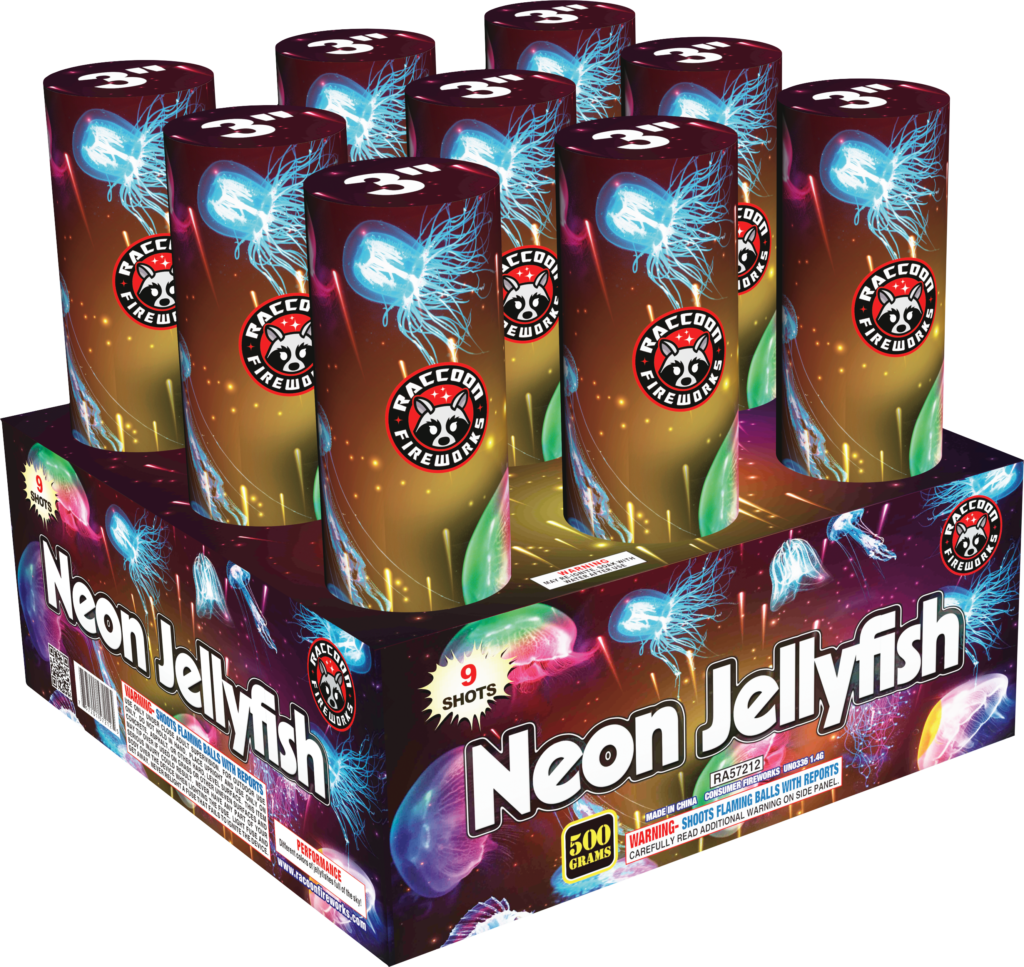 Neon Jellyfish – 9 Shot (3″)