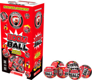 An assortment of single firecracker packs and M-150 in a ball the size ...